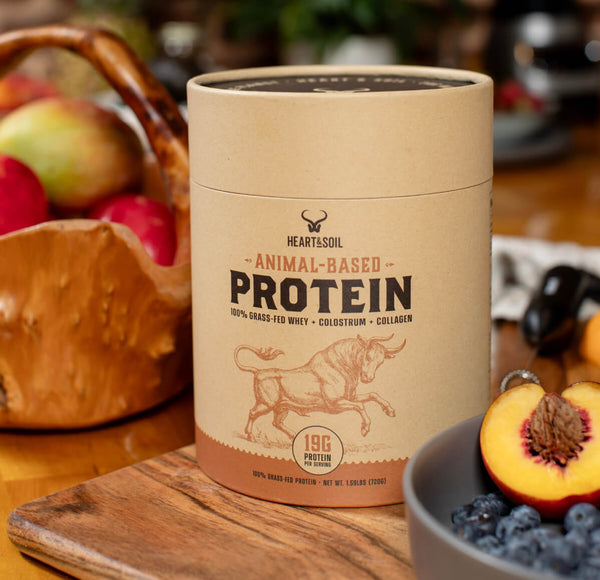 Animal Based Protein | Whey, Colostrum, Collagen | Heart & Soil