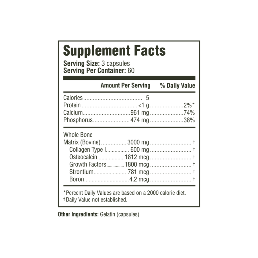 Bone Matrix | Allergen-Free Bone Supplement | Heart & Soil