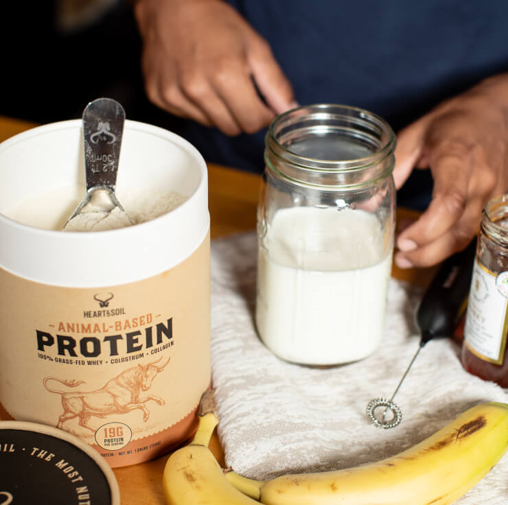 Animal Based Protein | Whey, Colostrum, Collagen | Heart & Soil